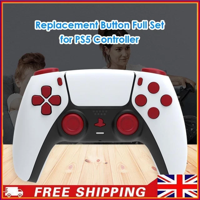 FOR DUALSENSE REPLACEMENT Button Full Set for PlayStation 5 PS5 ...
