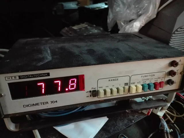 HEB DIGIMETER 704 Digitalmultimeter Multimeter Universal-Messgerät EUR ...