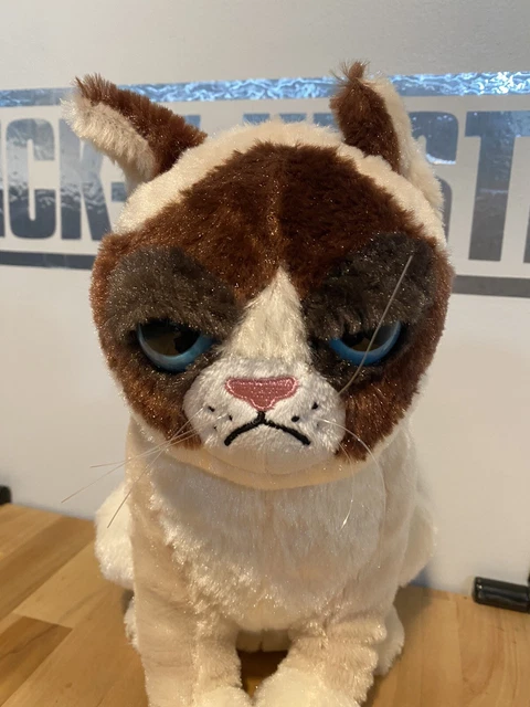 ORIGINAL GRUMPY CAT Meme by Ripple Junction Big Eye Stuffed Animal ...