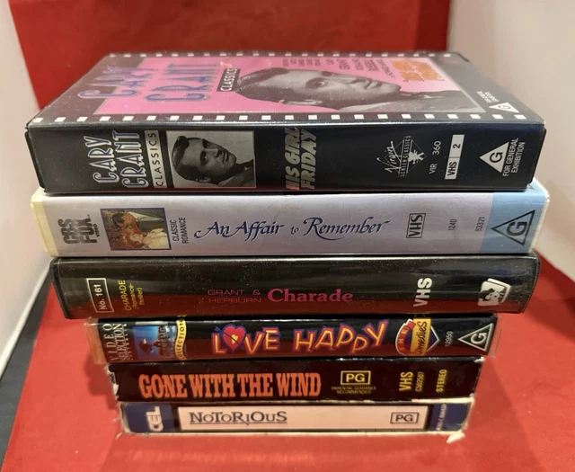 MIXED BULK LOT VHS Box Set Retro Vintage Video Cassette Bulk Lot X 6 ...