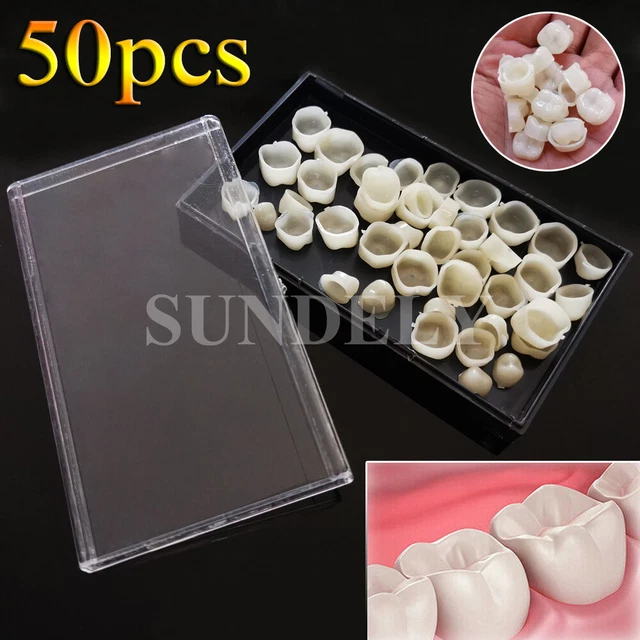 NEW TEMPORARY CROWNS Posteriors Anterior Molar Resin Tooth Teeth Caps ...