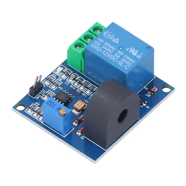 Ac Current Detection Sensor Module 12v Relay Protection Module 5a