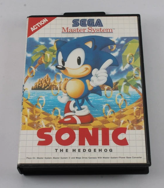 SONIC THE HEDGEHOG (Master System) -Free Tracked 48 Post £28.10 ...