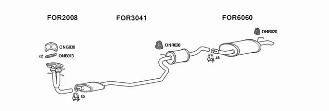 QUALITY PREMIUM EXHAUST System for Ford Fiesta RTC/RTD/RTG 1.8 Litre ...