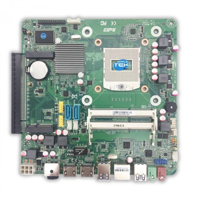 MOTHERBOARD ITX HM87 2 X Slot DDR3 With Slot Gpu 6 Pin CPU 4TH Gen ...