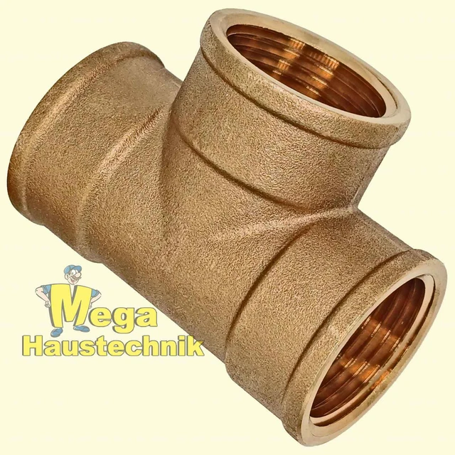 T-STÜCK AUS MESSING Innengewinde IG x IG x IG Abzweig Gewindefitting EUR 1,77 - PicClick DE