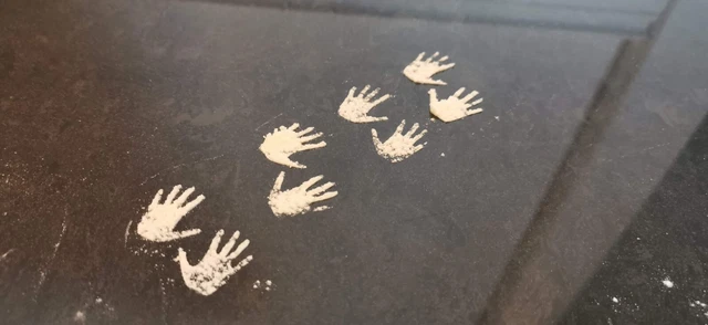 TEMPLATE MINI FOOTPRINTS Footprint Handprint for Wichtelstreiche ...