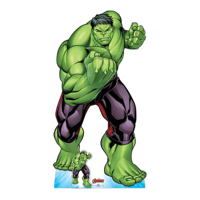 THE HULK CARDBOARD Cutout Lifesize Marvel Avengers Standee with Free ...