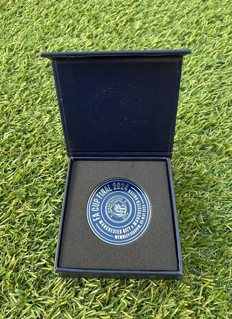 MANCHESTER CITY FA CUP Final 2024 Coin - Gift Boxed. Limited Edition ...