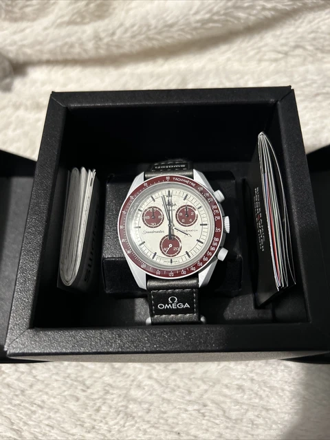 OMEGA X SWATCH Speedmaster MoonSwatch Light Cool Grey Men's Watch ...