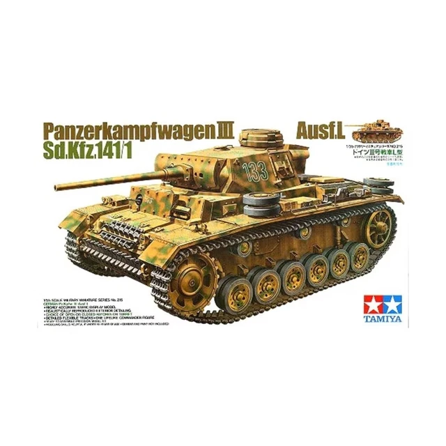 TAMIYA WWII TANK Model 1/35 Panzerkampfwagen III Ausf. L SW (New) £37. ...