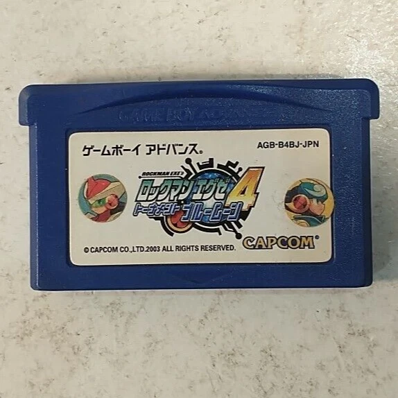 ROCKMAN EXE 4 Tournament Blue Moon (Nintendo Game Boy Advance GBA, 2003) Japan $20.99 - PicClick CA