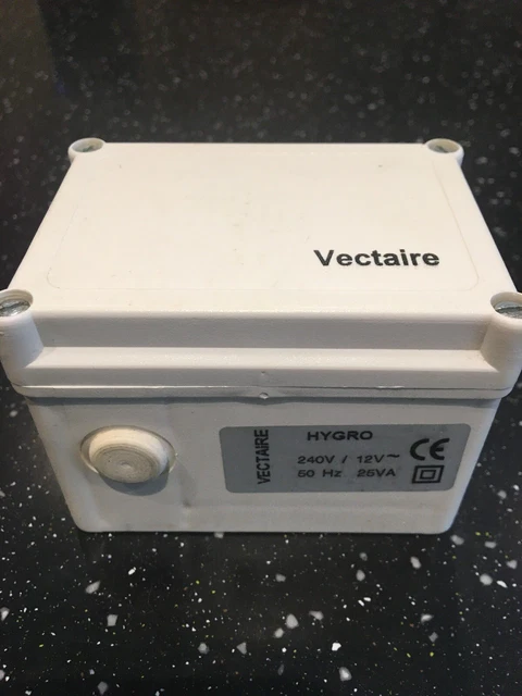 VECTAIRE HYGRO TRANSFORMER 240v to 12v 50hz £14.00 - PicClick UK