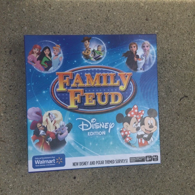 DISNEY EDITION FAMILY Feud Board Game 2021 Version Open Box Sealed ...