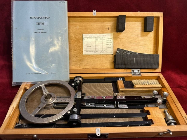 RUSSIAN NAVY PROTRACTOR sextant made in USSR, 1988 $130.00 - PicClick