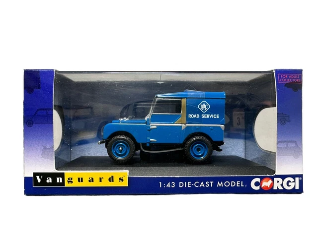 CORGI VANGUARDS VA11116 Land Rover Series 1 80” RAC Road Service ...