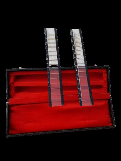 ENSEMBLE DE PRISME barre d'optométrie étui vertical horizontal ensemble ...