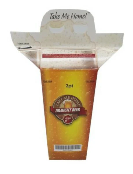 BEER HOPPERS - 2 Pint Carry-Out Carton with Handle £29.99 - PicClick UK