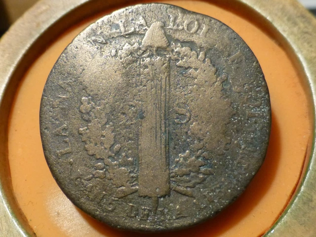 LOUIS XVI - 2 Sols Au Faisceau - 1793 Bb (Francais) - Details En Creux ...
