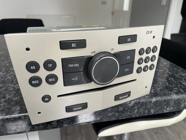 VAUXHALL ASTRA RADIO Stereo Cd Player Head Unit H Mk5 £25.00 - PicClick UK