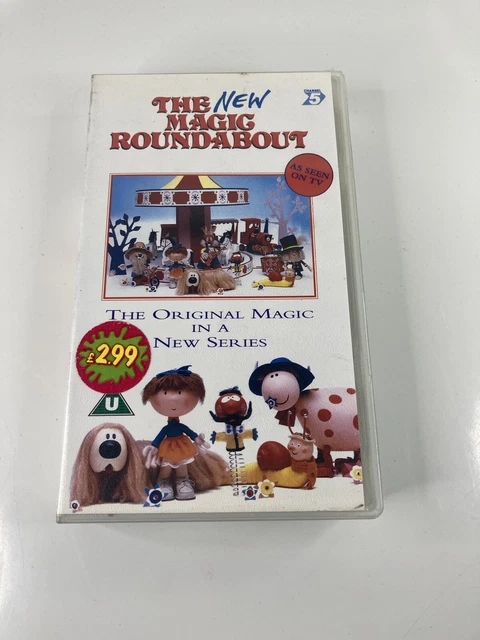 THE NEW MAGIC Roundabout- vintage - Vhs Tape & Case. Cert U ...
