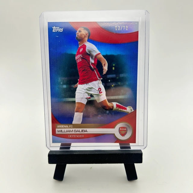 2023-2024 TOPPS ARSENAL FC Team set William Saliba 03 /75 #4 EUR 19,99 ...
