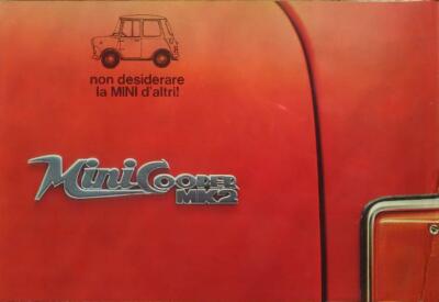 MINI COOPER INNOCENTI Mk2 depliant brochure originale EUR 60,00 ...