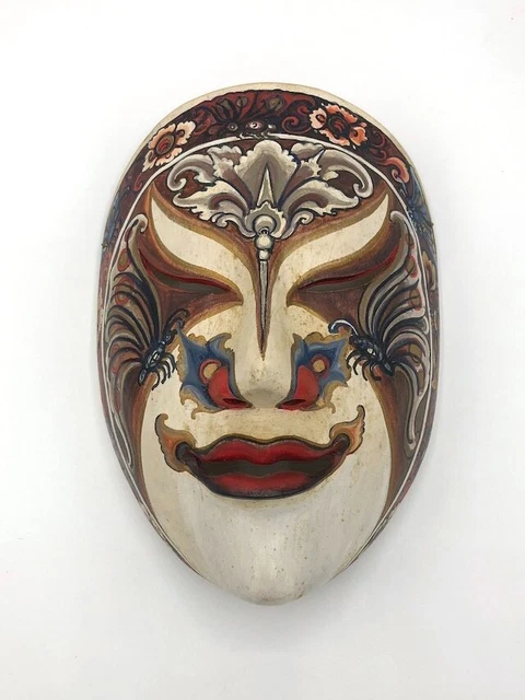 VINTAGE HANDMADE BALINESE Mask by Famous Mask Maker of Mas $195.00 ...