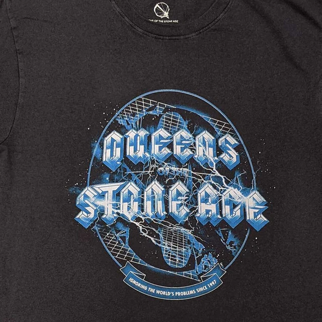 T-SHIRT LOGO QUEENS Of The Stone Age Ignoring Band EUR 21,22 - PicClick FR
