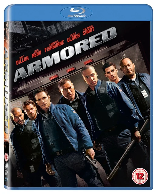 ARMORED (BLU-RAY) COLUMBUS Short Matt Dillon Laurence Fishburne Jean ...