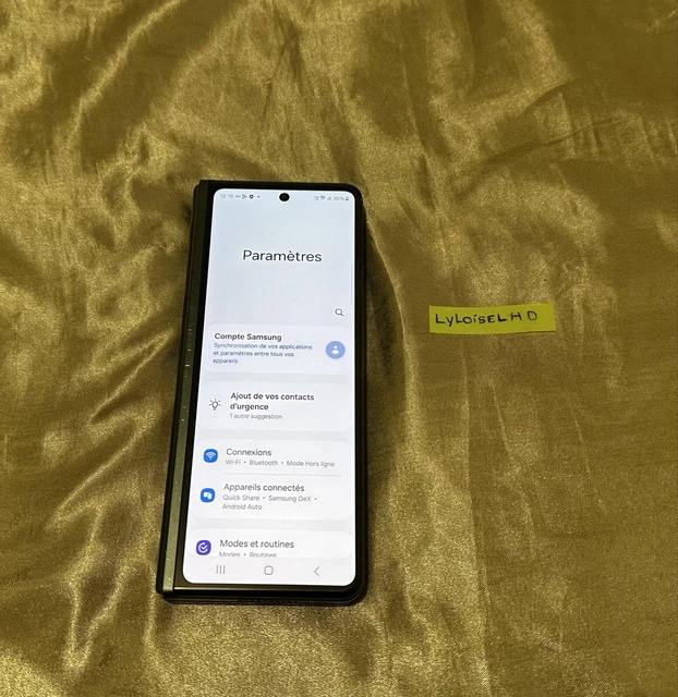 Samsung Galaxy Z Fold 3 5g Z Fold3 256go 12go Lire Lannonce Svp Eur