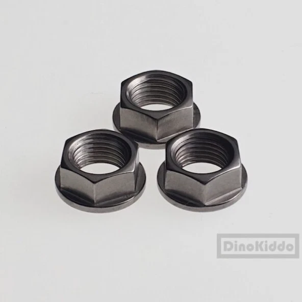 NOV DESIGN TITANIUM Nuts Set for Rear Wheel (M10) for Brompton Folding ...