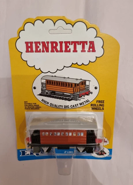 THOMAS THE TANK Engine & Friends ERTL HENRIETTA COACH NEW 1992 CLOUD ...