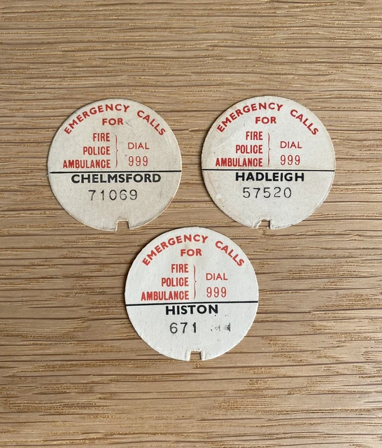 VINTAGE ORIGINAL 1950S GPO Rotary Dial Telephone Labels Cards Red 300 ...