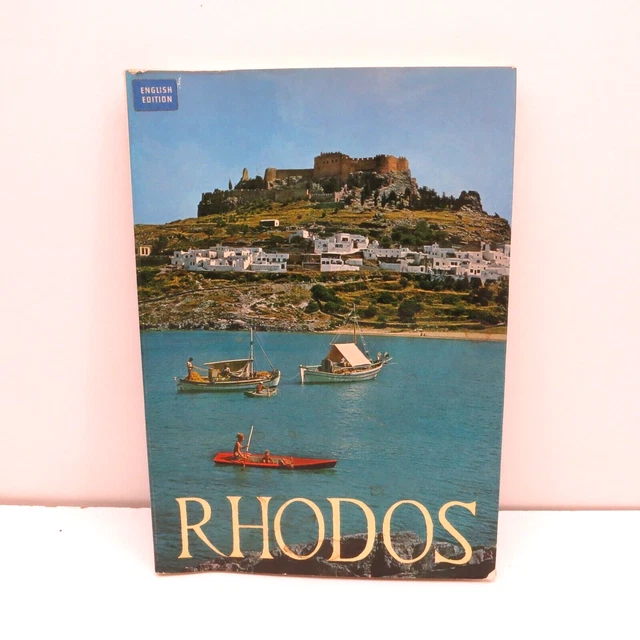 GUIDE TOURISTIQUE VINTAGE Rhodes Rhodes ville et île Grèce livre de ...