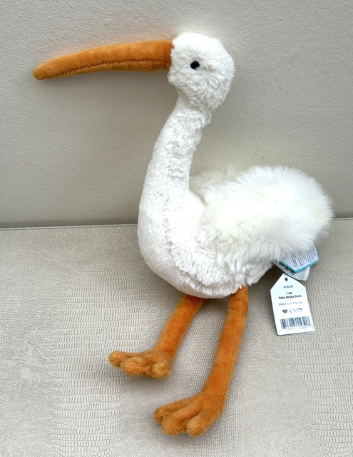 NWT JELLYCAT Baby Bobby Stork Retired (BOB3SB) £49.99 - PicClick UK