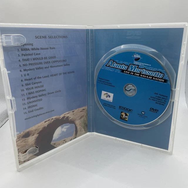 ALANIS MORISSETTE : Live In The Navajo Nation DVD 2002 Region 2 & 4 ...