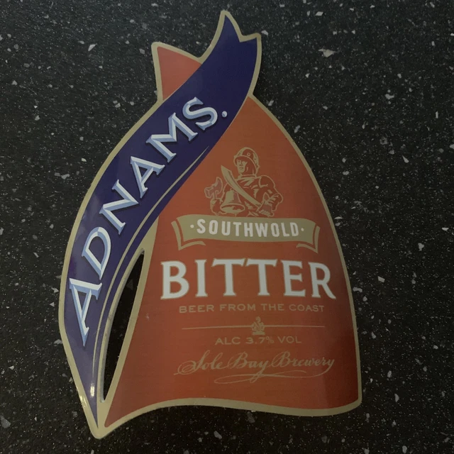 VINTAGE ADNAMS SOUTHWOLD Bitter Beer PUMP CLIP, BADGE ,FONT £8.00 ...