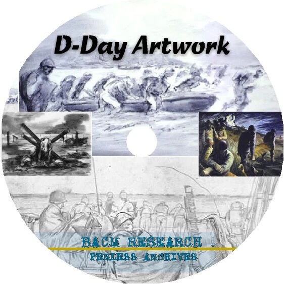 D-DAY - INVASION of Normandy Artwork (1944-1945) £8.07 - PicClick UK