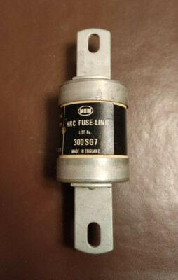 MEM 300SG7 300 Amp Hrc Fuse Link £12.50 - PicClick UK