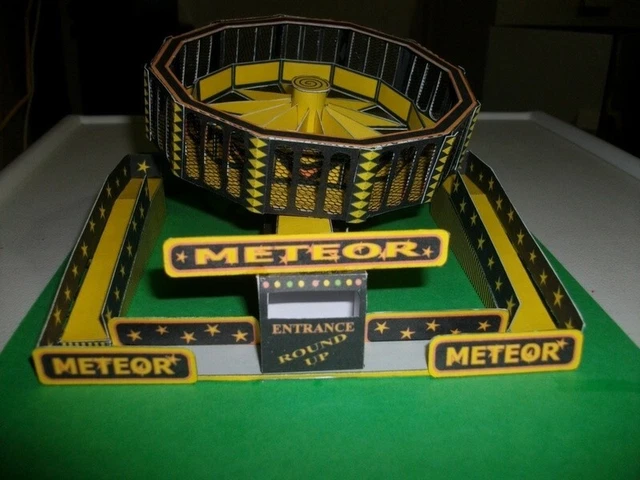 FUN FAIR CARD Model 00 Scale Meteor,Fairground Model,Card Kit,Gift,00 ...