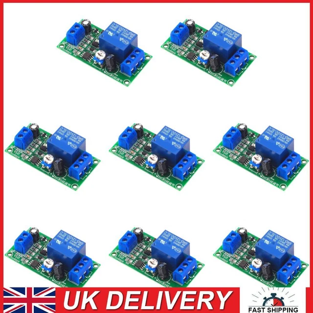 TIME ADJUSTABLE DELAY Relay Module NE555 Timer Control Switch Board 12V DC £13.19 - PicClick UK