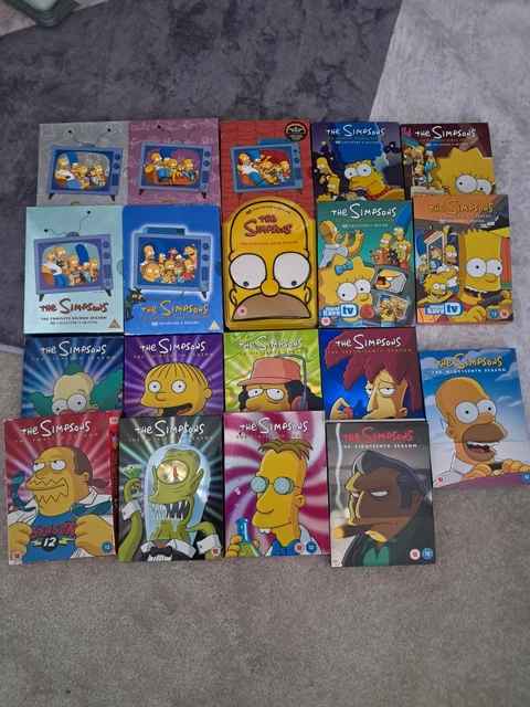THE SIMPSONS SEASON Series 1 - 19 Complete DVD Box Sets £104.72 ...