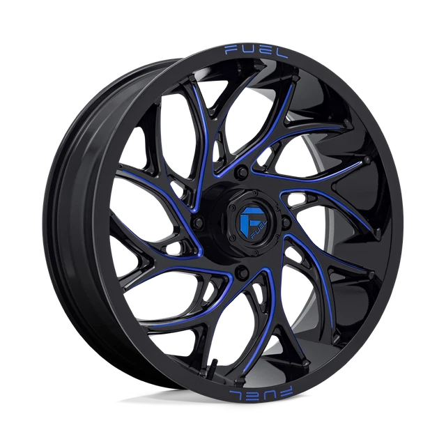 18X7 FUEL UTV D778 RUNNER UTV Gloss Black Milled Candy Blue Wheel 4x156 (13mm) $443.36 - PicClick CA