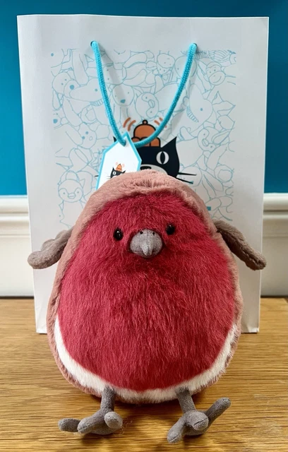 JELLYCAT PLUM ROBIN £39.95 - PicClick UK