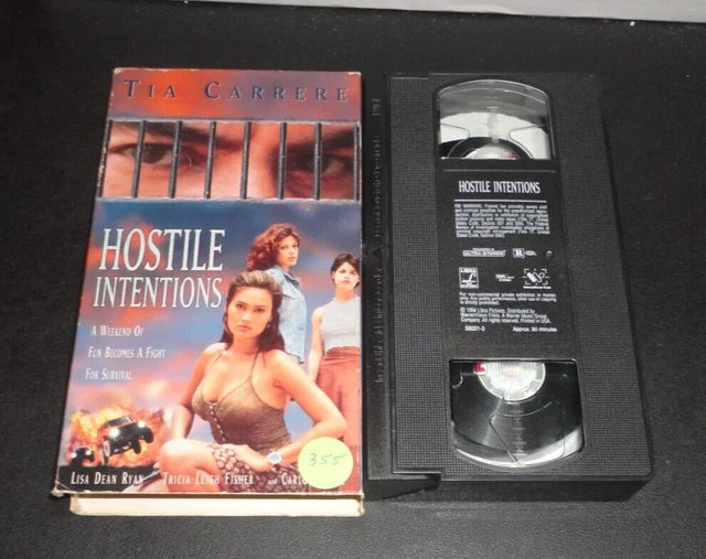 HOSTILE INTENTIONS (VHS, 1995) Tia Carrere Rare B-Movie Action Sleaze HTF OOP £21.61 - PicClick UK