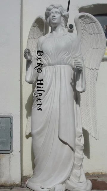 ENGEL FIGUR LEBENSGROSS Gartenfigur Dekofigur Amor Skulptur Statue Groß ...