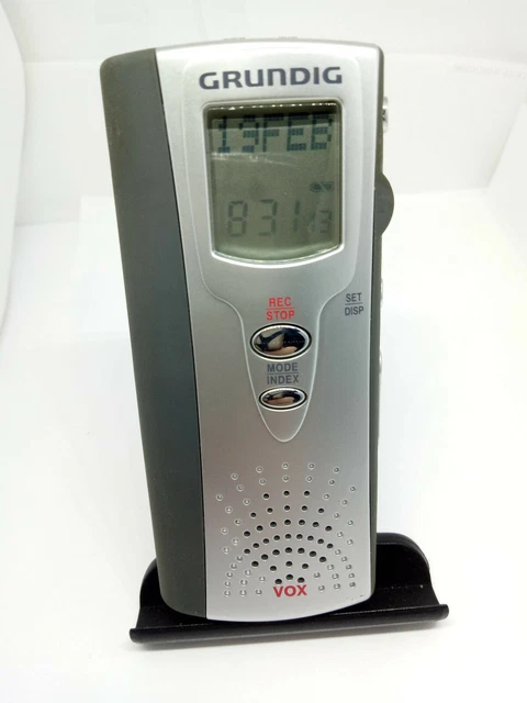 GRUNDIG DDM100 DIGITAL Voice Recorder Dictaphone Handheld Dictation ...