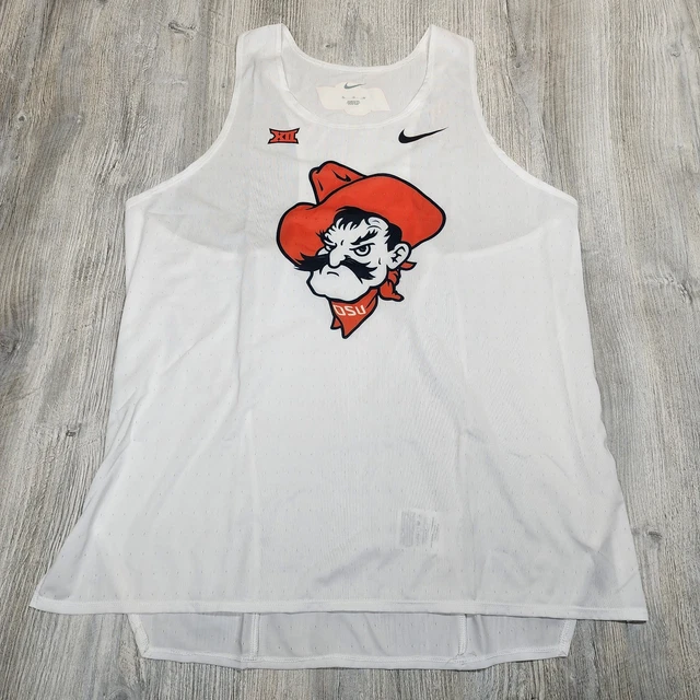 NIKE PRO ELITE Oklahoma State Running Singlet Men Size XL New DA4945 ...