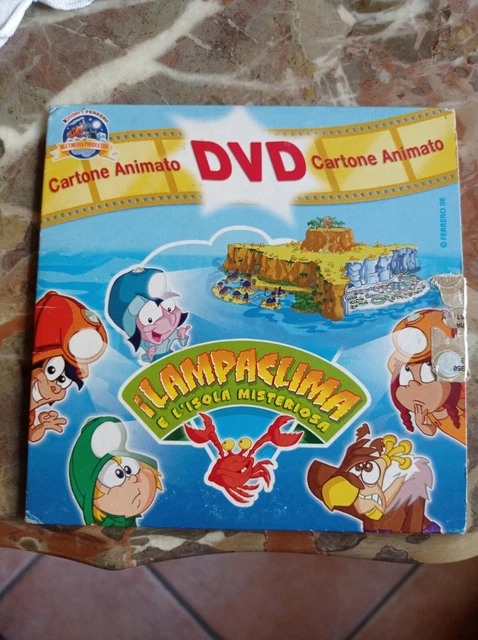 I LAMPACLIMA E l'isola misteriosa DVD cartoni animati KINDER e Ferrero ...